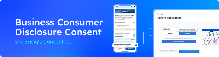 Business Consumer Disclosure Consent via Basiq’s Consent UI | Open Banking API Platform - Basiq