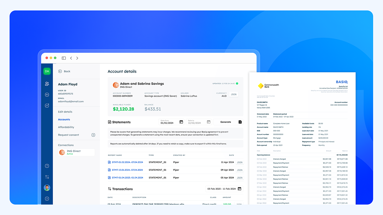 Effortless Financial Assessments: Explore Basiq's Bank Statements ...